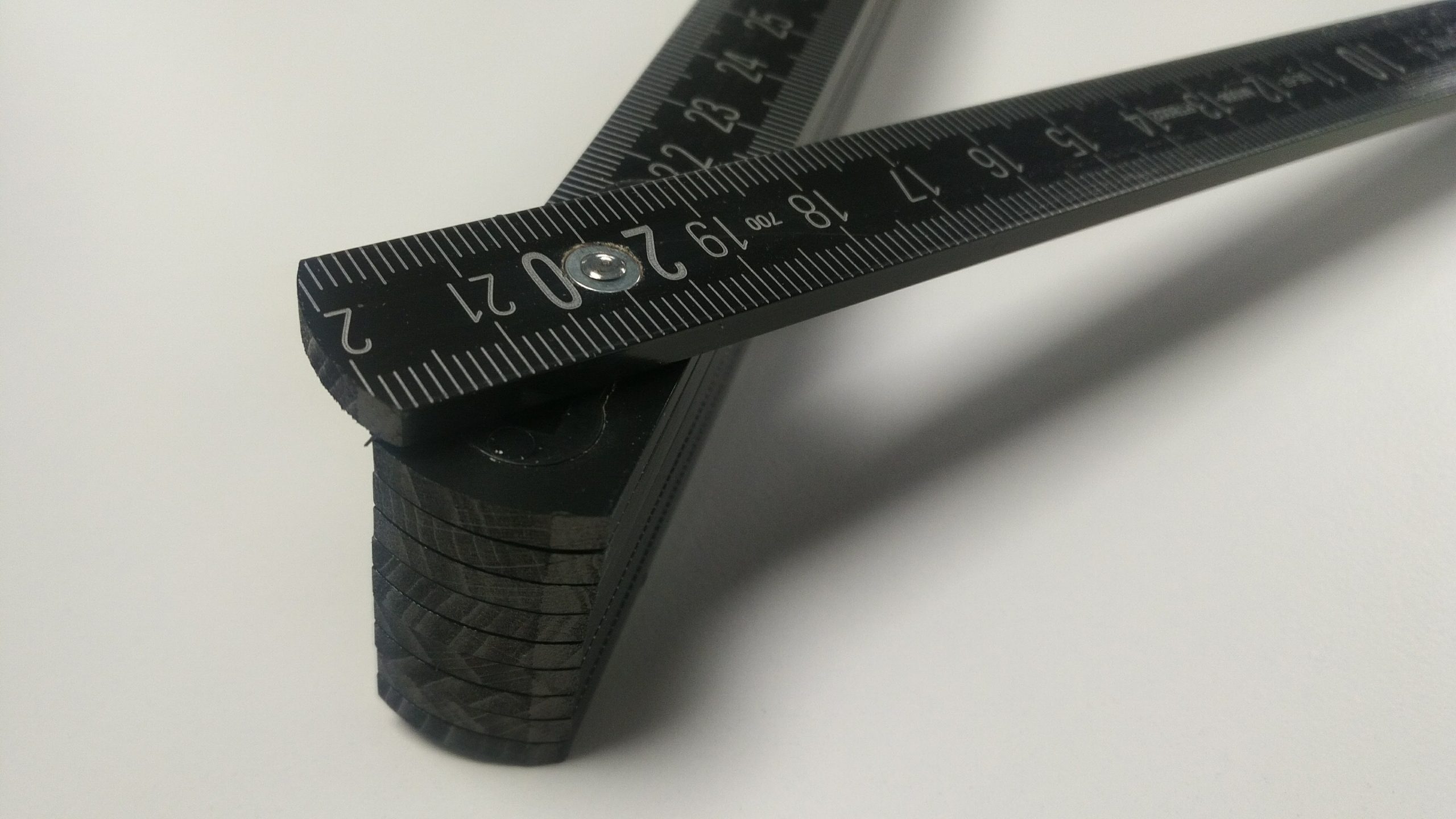 Premium Zollstock Schwarz – Zollstock-Direkt